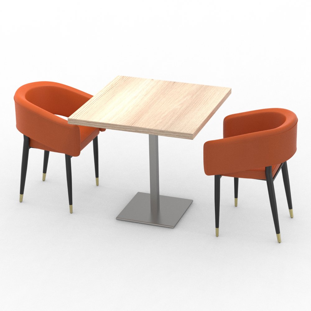 FH-CAMS240410 Customized Coffee Shop Chair And Table Sets For ...